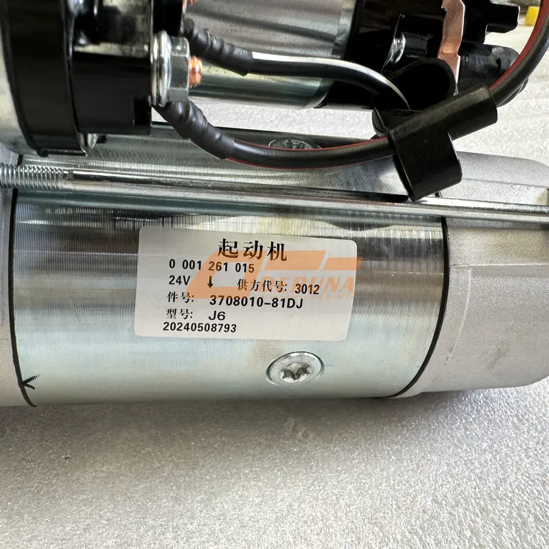 FAW Truck Parts- 3708010-81DJ Starter Motor Assembly- 100% Genuine ...