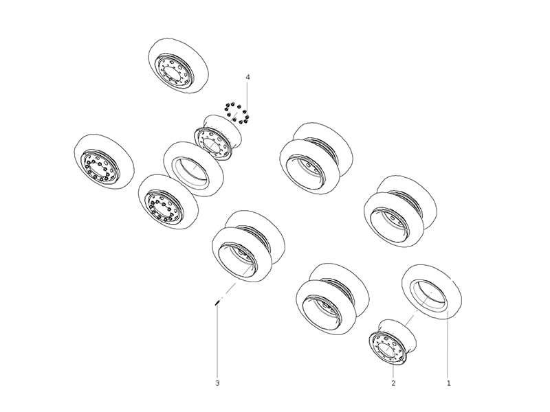 Sitrak Wheels And Tires (12.00r20-18pr/Mixed Tread/All Wheel Position ...