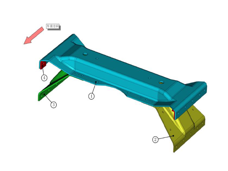 Beiben Third Beam Module (Intermediate First Beam）